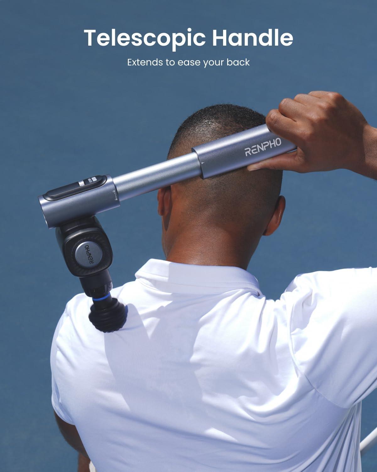 RENPHO Foot Massager and Massage Gun Extended Handle - RENPHO