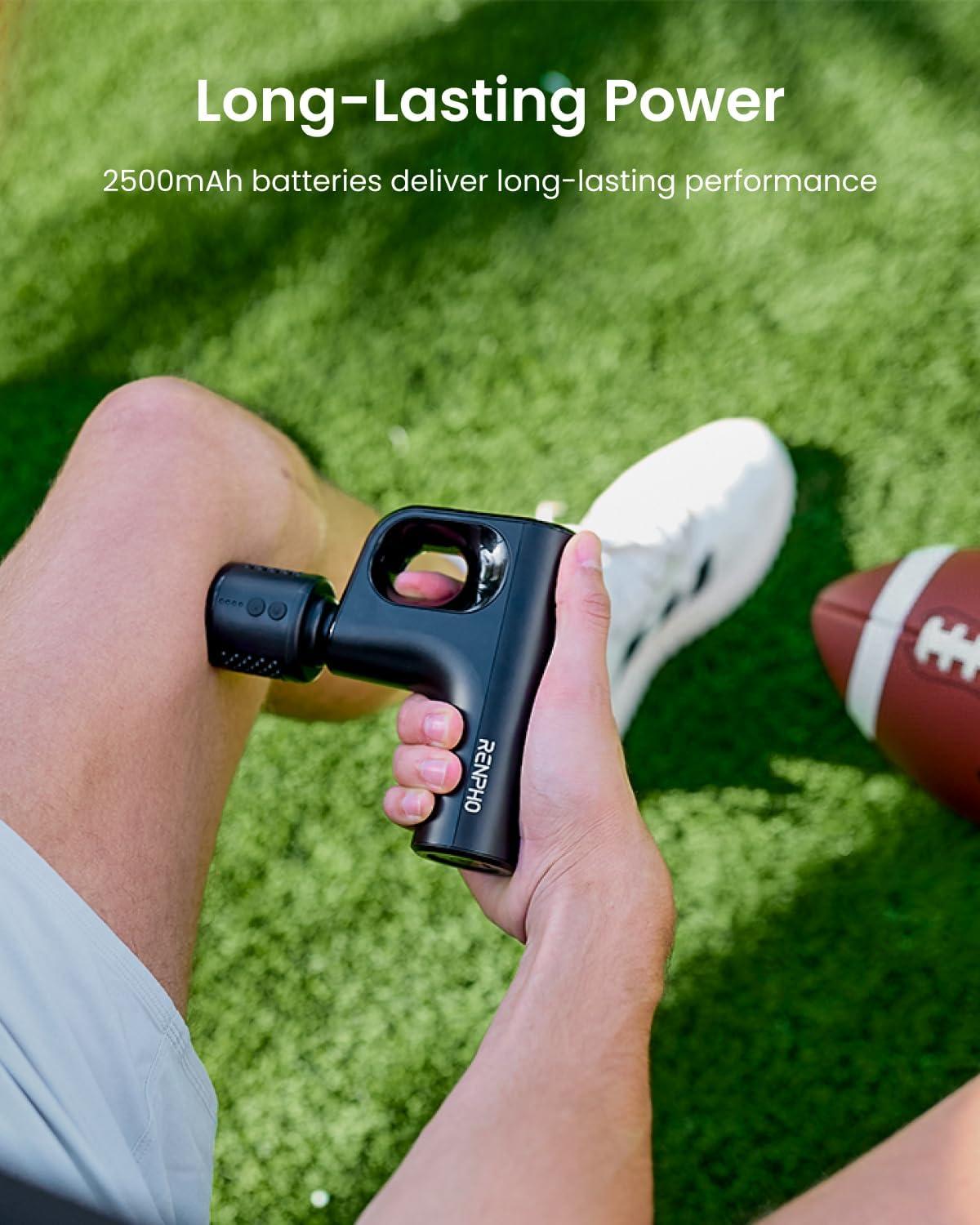 RENPHO Active Mini Thermacool Massage Gun with Heat and Cold, Valentine ...