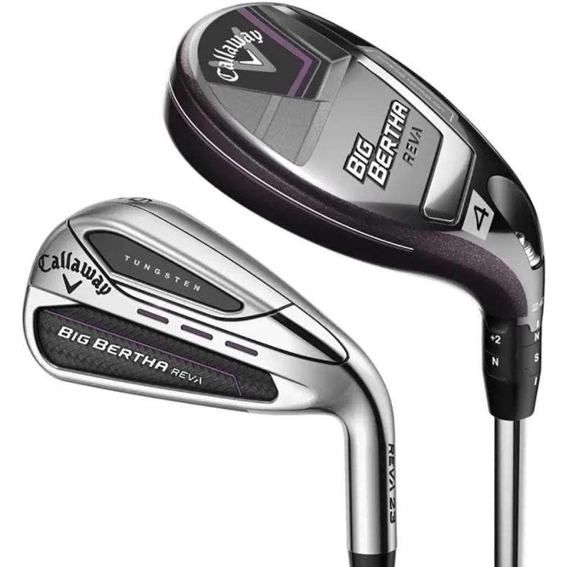 Callaway Golf Big Bertha REVA Women’s Hybrid Iron Combo Set(Right ...